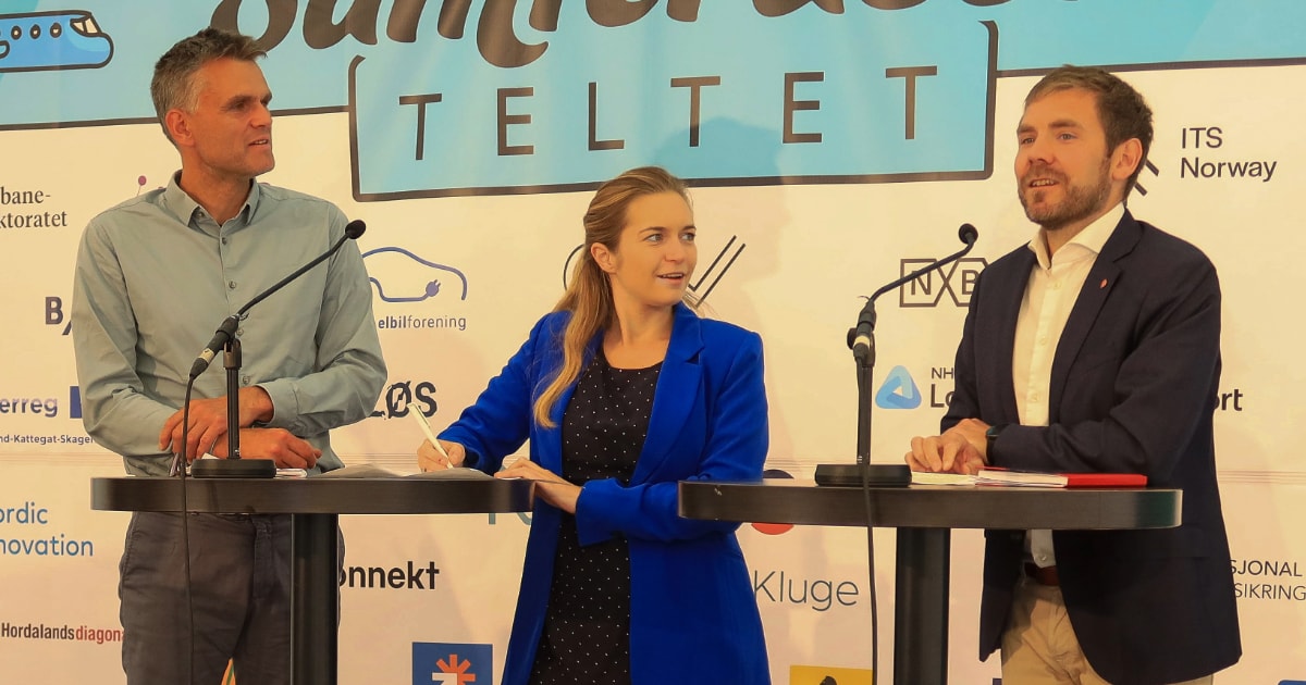 Drivkraft Norge inviterte til arrangement om elektrifisering av tungtransporten på Arendalsuka